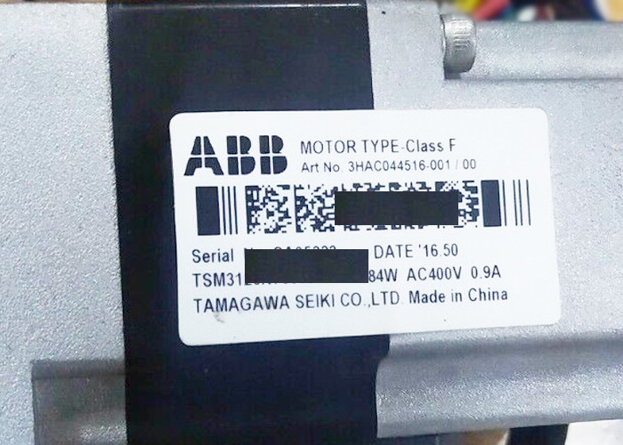 3HAC044516-001 AC Motor With Encoder Interface Articulated Robots Parts