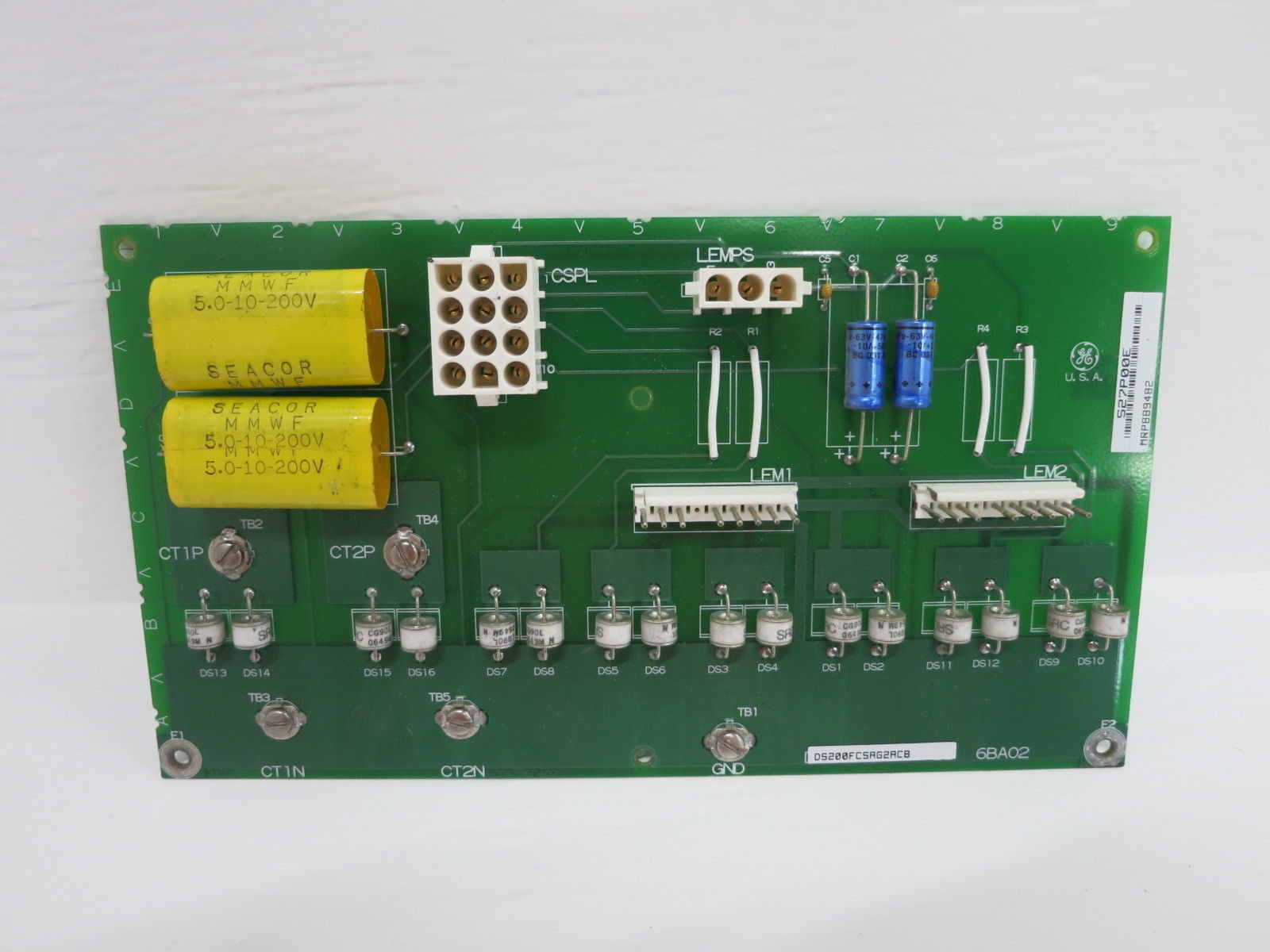 DS200FCSAG2A Current Sensor Interface Board General Electric in the ...