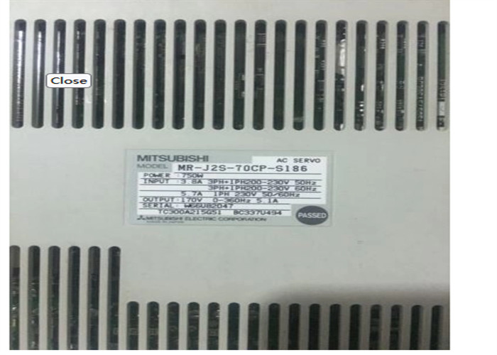 MR-J2S-40CP-S186 Industrial Servo Drives for 200-230 VAC Frequency ...
