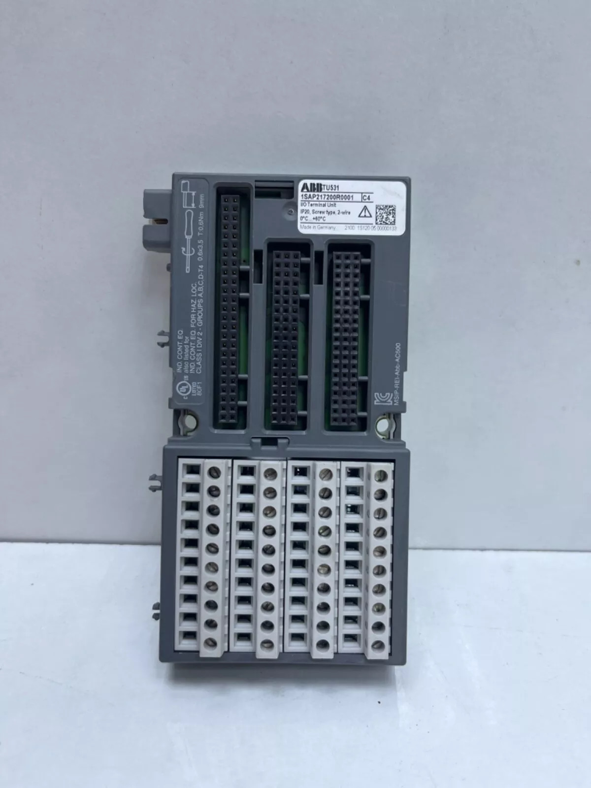 230V ABB Brand Digital Autoamtion I O Module TU531 Original Box